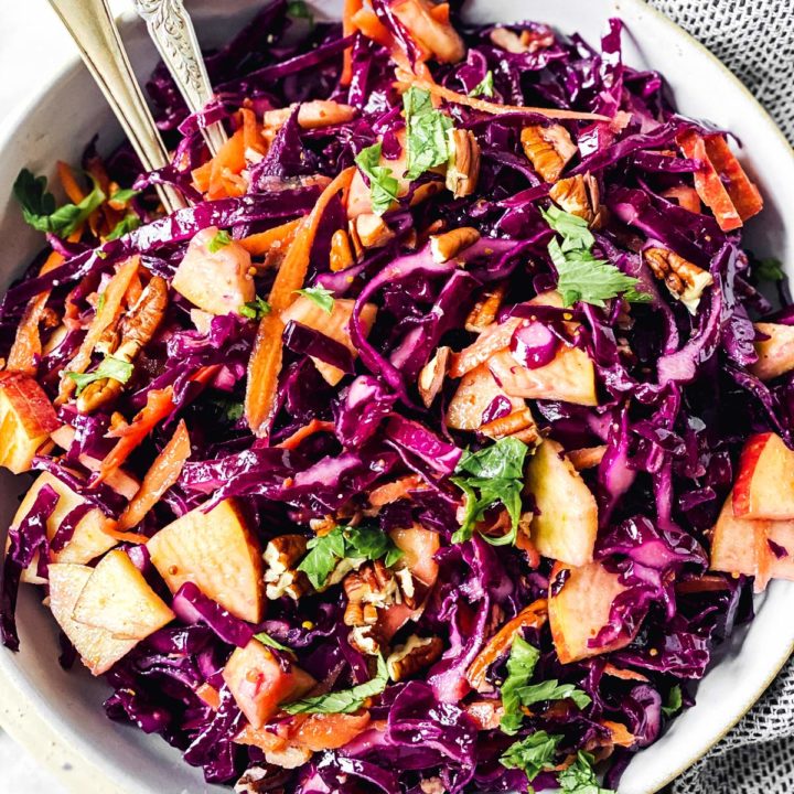 Red Cabbage Salad Recipe - The Wholesome Recipe Box